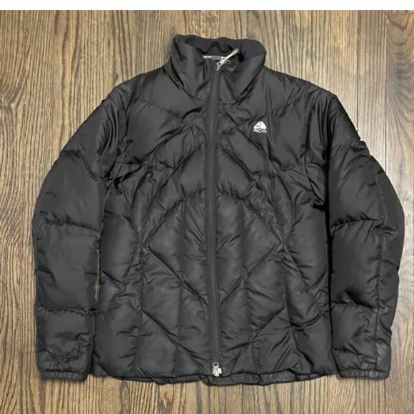 Nike ACG | Jackets & Coats | Vintage Nike Acg Black Puffer Jacket Coat ...